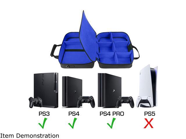 USA GEAR Console Carrying Case - PS4 Case Compatible with Playstation 4 ...