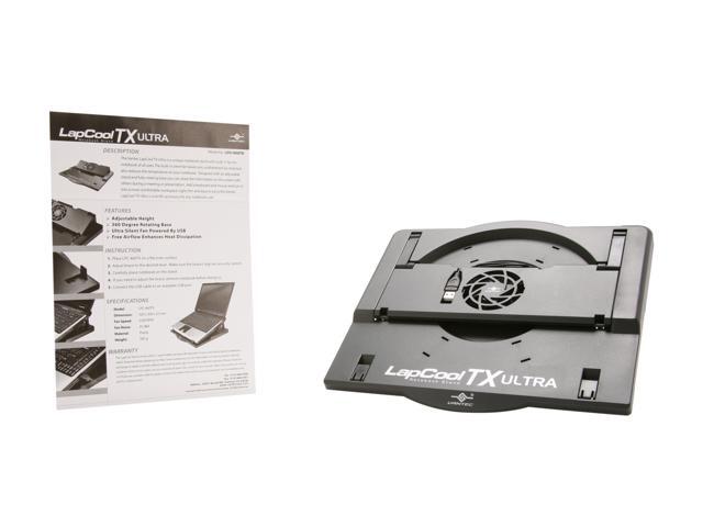 VANTEC LapCool TX Ultra Adjustable Notebook Stand with Built-in Fan LPC ...