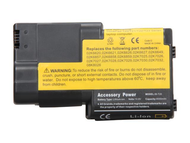 Accessory Power IB-T20 Equivalnet Battery For IBM T20/T22/T23 - Newegg.com