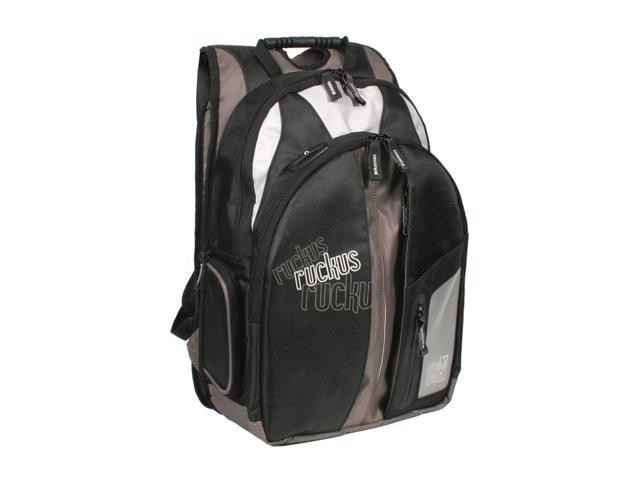 Open Box: pacific DESIGN Black/Gray 15.4" Ruckus Laptop Backpack Model ...