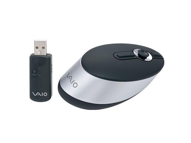 SONY VAIO VGP-WMS50A Silver/Black Wireless Presentation Mouse - Newegg.com