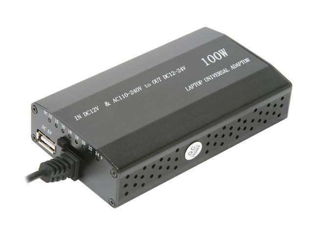 Alpha and Omega HC100 100W Aluminum 2-in-1 Universal AC/DC Notebook ...