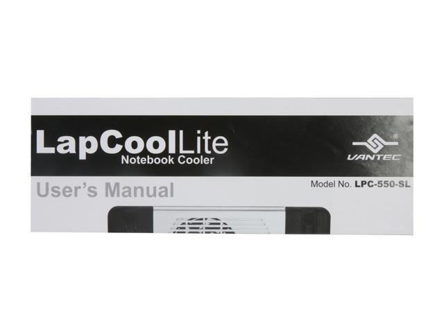 VANTEC LapCool Lite Notebook Cooler LPC-550-SL - Newegg.com