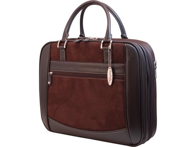 Mobile Edge Brown 16" ScanFast Element Checkpoint Friendly Briefcase ...