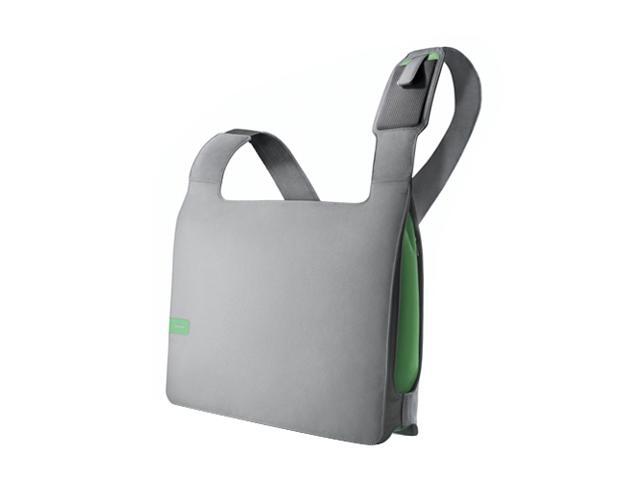 BELKIN Dark Gray/Green 15.4" Ceylon Messenger Bag Model F8N059-DGG ...