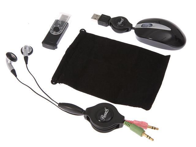 Rosewill Laptop Travel Kit (3 PCs: Mouse, Webphone & Card Reader) RNA ...