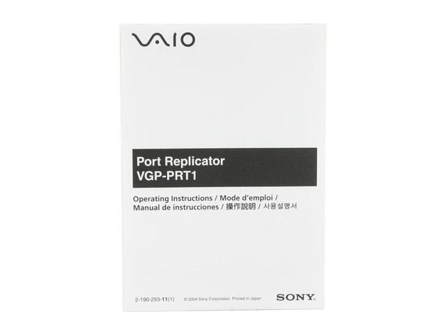 SONY VGP-PRT1 VAIO Port Replicator - Newegg.com