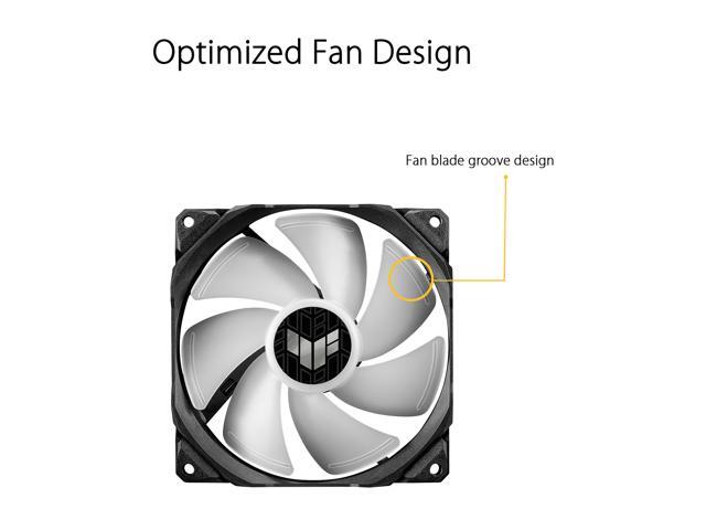 ASUS TUF Gaming LC 120 ARGB all-in-one liquid CPU cooler (Aura Sync ...