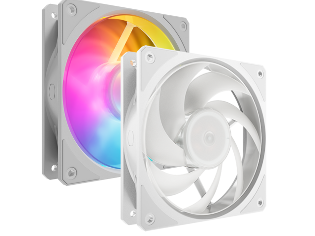 Cooler Master Mobius 120P ARGB White High Performance Interconnecting ...