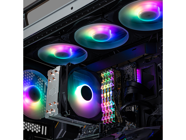 Cooler Master Mobius 140P ARGB High Performance Interconnecting Ring ...