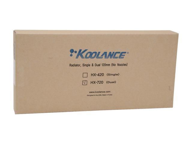 KOOLANCE HX-720 Radiator (no nozzles) - Newegg.com