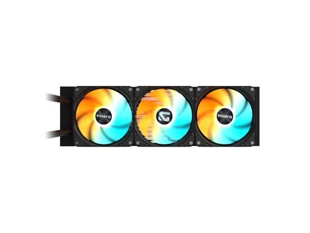 GIGABYTE GAMING 360 liquid CPU Cooler, 360mm Radiator with 3x 120mm low ...
