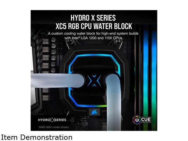 CORSAIR Hydro X Series XC5 RGB CPU Water Block - Intel LGA 1200 ...