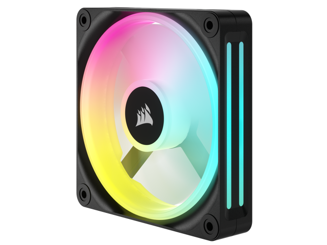 CORSAIR QX RGB Series, iCUE LINK QX120 RGB, 120mm Magnetic Dome RGB Fan ...