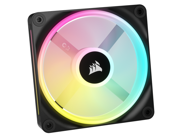 CORSAIR QX RGB Series, iCUE LINK QX120 RGB, 120mm Magnetic Dome RGB Fan ...
