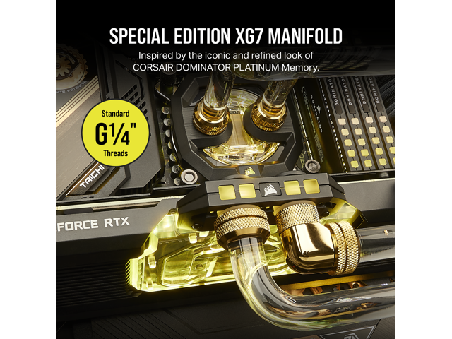CORSAIR Hydro X Series iCUE LINK XG7 RGB 4080 STRIX/TUF GPU Water Block ...