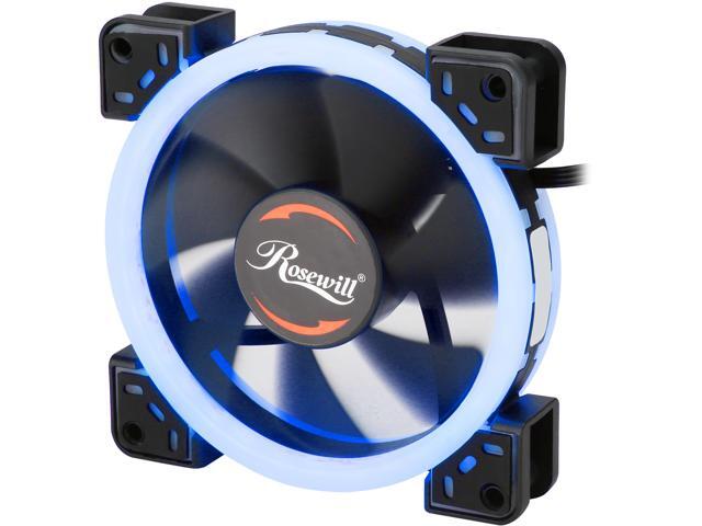 Rosewill RFA-BL1201 120mm Silent Dual Ring of Blue LED PWM Fan - Newegg.com