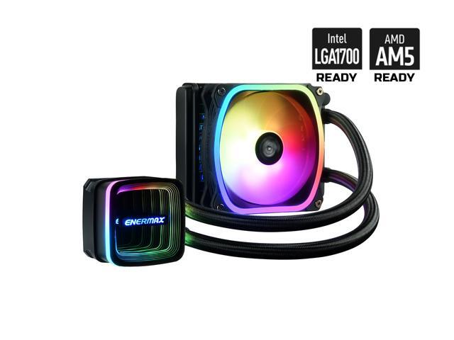 Enermax AQUAFUSION ADV 120 ARGB AIO CPU Liquid Cooler, Infinity Mirror ...