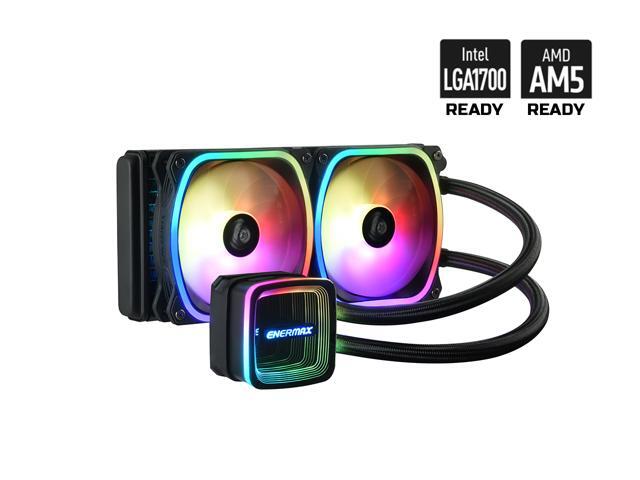 Open Box: Enermax AQUAFUSION ADV 240 ARGB AIO CPU Liquid Cooler ...