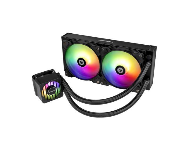 ENERMAX LIQMAXFLO 240 ARGB AIO CPU Liquid Cooler - 60mm VRM Fan up to ...
