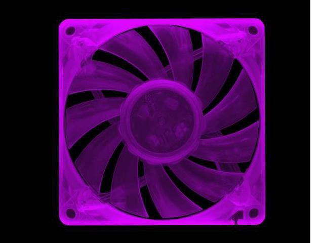 HIPER HFF-1P08P-UV Blacklight Reactive 80mm Purple Case Fan - Newegg.com