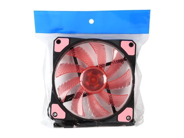 APEVIA CF12SL-SPK Pink LED Case Fan w/ Anti-Vibration Rubber Pads ...