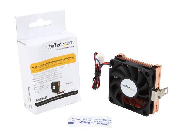 1u 60x10mm Socket 7 370 Cpu Cooler Fan With Copper