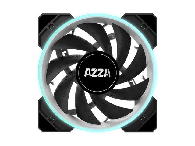 AZZA HURRICANE RGB Fan(16.8M-color), FNAZ-12RGB-B011, Black. (Single ...