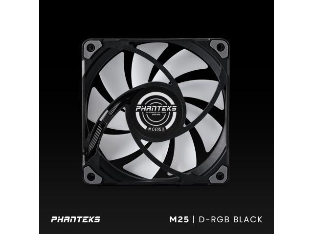 Phanteks M25-120 D-RGB fan, High-Airflow radiator performance, PWM ...