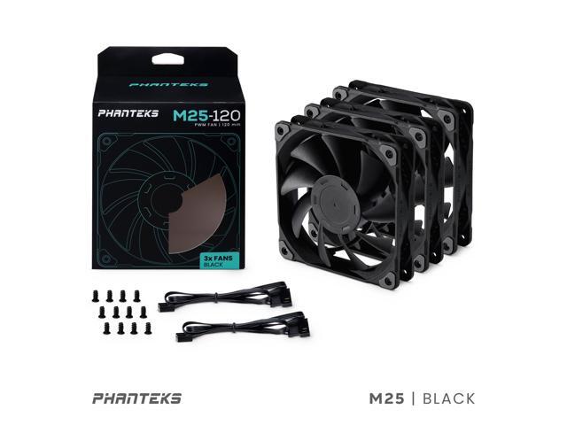 Phanteks M25-120 fan, High-Airflow radiator performance, PWM control up ...