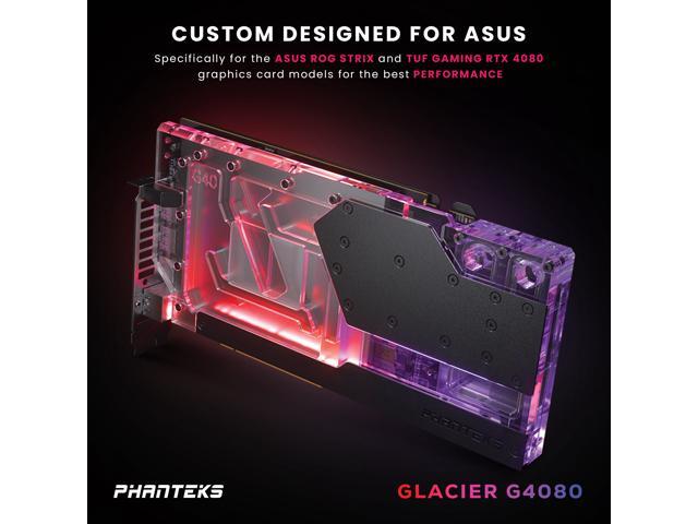 Phanteks Glacier G4080 ASUS GPU Block for ASUS ROG STRIX / TUF gaming ...
