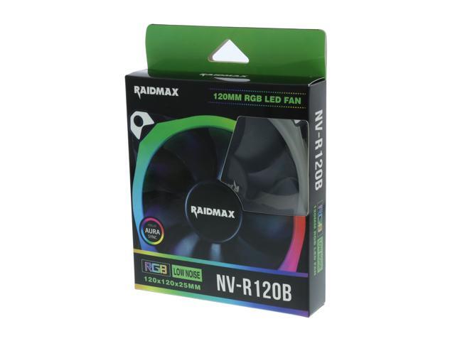 Raidmax RGB Fan NV-R120B RGB LED Case Fan - Newegg.com