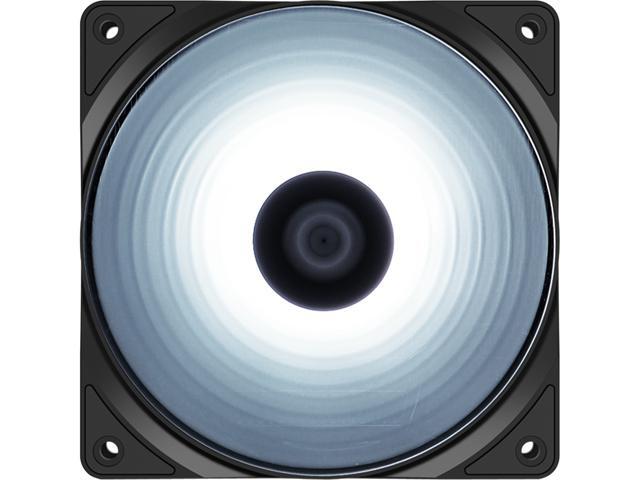 DEEPCOOL RF120W, 120mm 4 Ultra-Bright LED Lights Fan,Build-in White LED ...