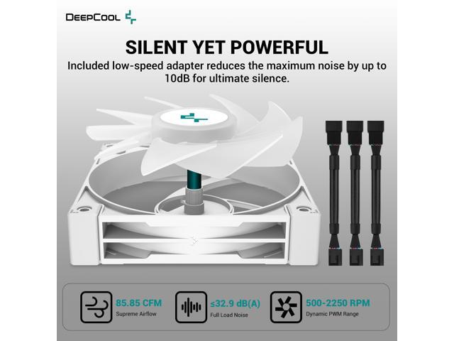 DeepCool LS720 SE Liquid Cooler 360mm 4th Gen Dual-Chamber Pump 3100RPM ...