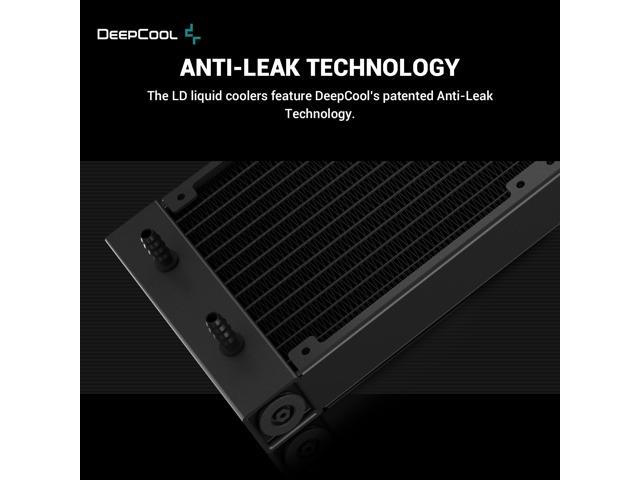 DeepCool LD240 Liquid Cooler 240mm 5th Gen Pump 3400 RPM AIO Real-time ...