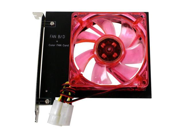 POWMAX FANCARD-1 4 Red LED LED Cooling Fan Card cooler With Red LED ...