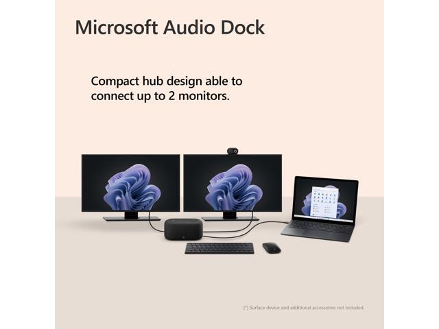 Microsoft Audio Dock - Teams Certified, USB-C Dock, HDMI 2.0, USB-A ...