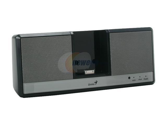 Genius iTempo 350 10 Watts 2.0 Portable Speaker System for iPod ...