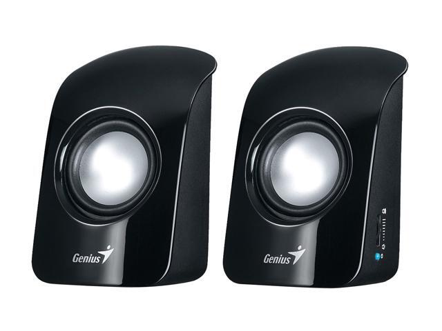 Genius 31731006100 2.0 Stereo USB Powered Speakers Black - Newegg.com