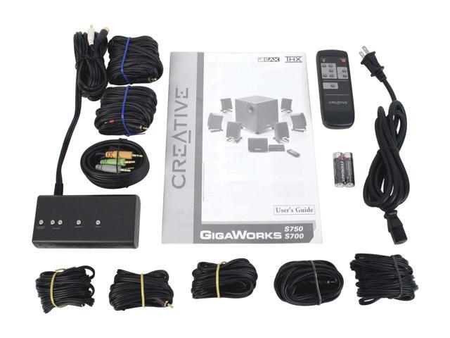 Creative GIGAWORKS S750 7.1 Surround Computer Speaker - Newegg.com