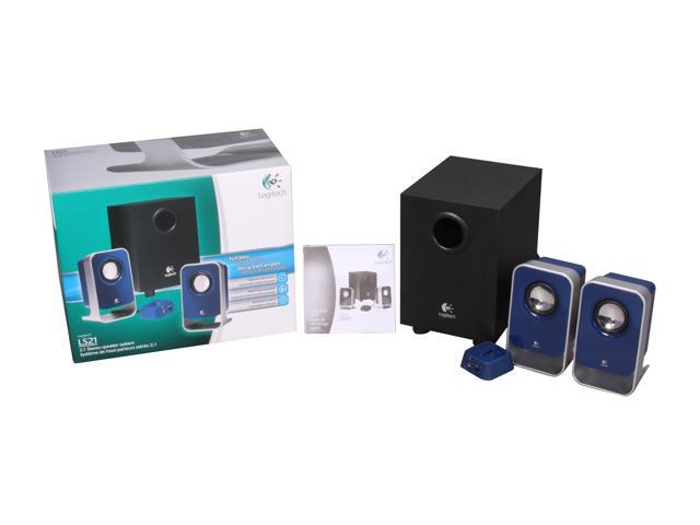 Logitech LS21 2.1 Stereo Speaker System - Blue - Newegg.ca