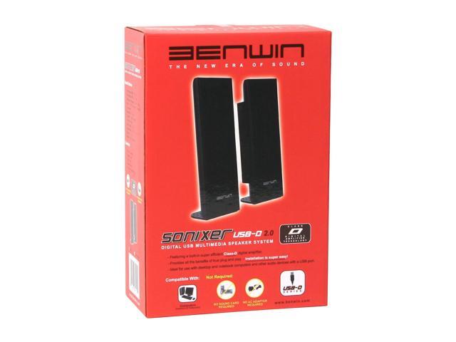 BENWIN SONIXER USB-D 2.0 Black 2.0 Speaker - Newegg.com