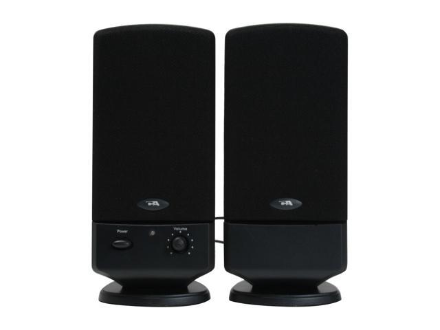 Cyber Acoustics CA-2002 2.0 2 Piece Amplified Computer Speaker System ...