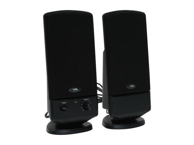 Cyber Acoustics CA-2002 2.0 2 Piece Amplified Computer Speaker System ...