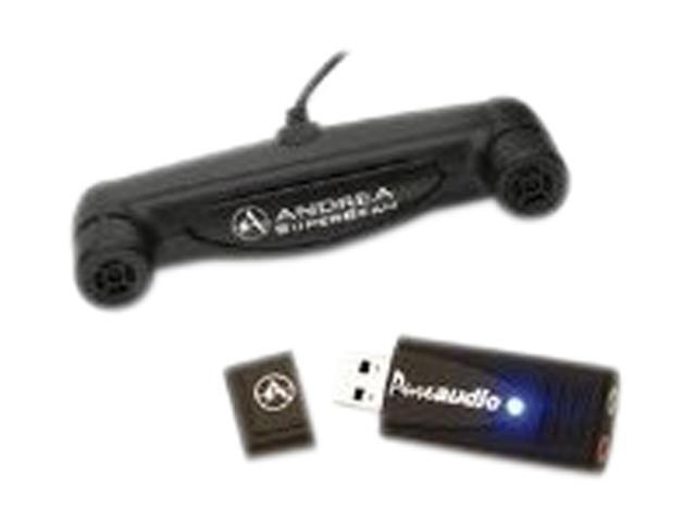 Andrea P-C1-1021450-50 Black USB-SA Sound Card with Array-2S Microphone - Newegg.com