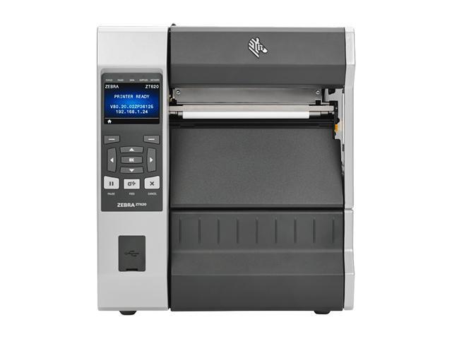Zebra ZT620 6" Thermal Transfer Label Printer with Color Screen, 203dpi ...