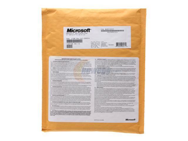 Microsoft Windows XP Professional X64 Edition Single Pack - Newegg.com