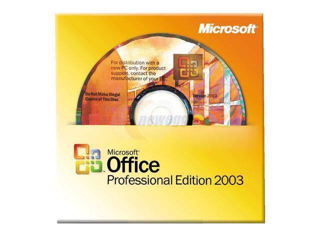 Microsoft Office Professional Edition 2003 With SP1 Single Pack ...