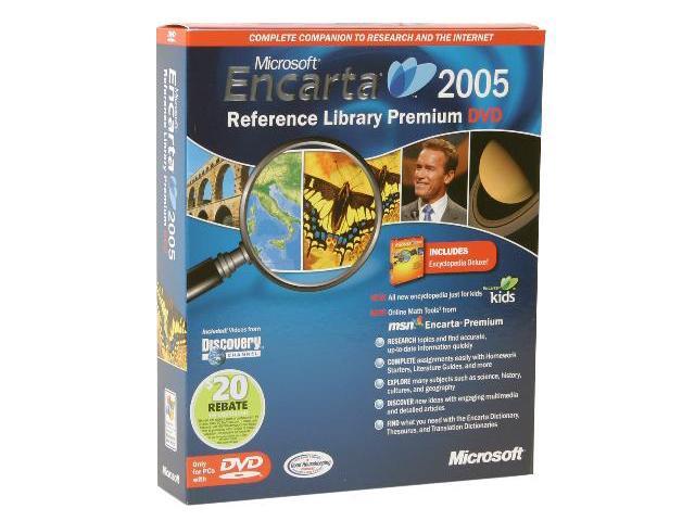 Microsoft Encarta Reference Library Premium 2005 - Newegg.com
