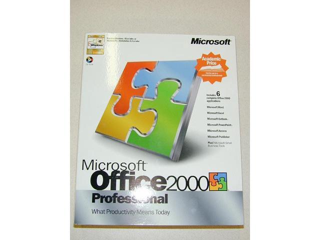 Open Box: Microsoft Office 2000 Professional Academic CD - Newegg.com
